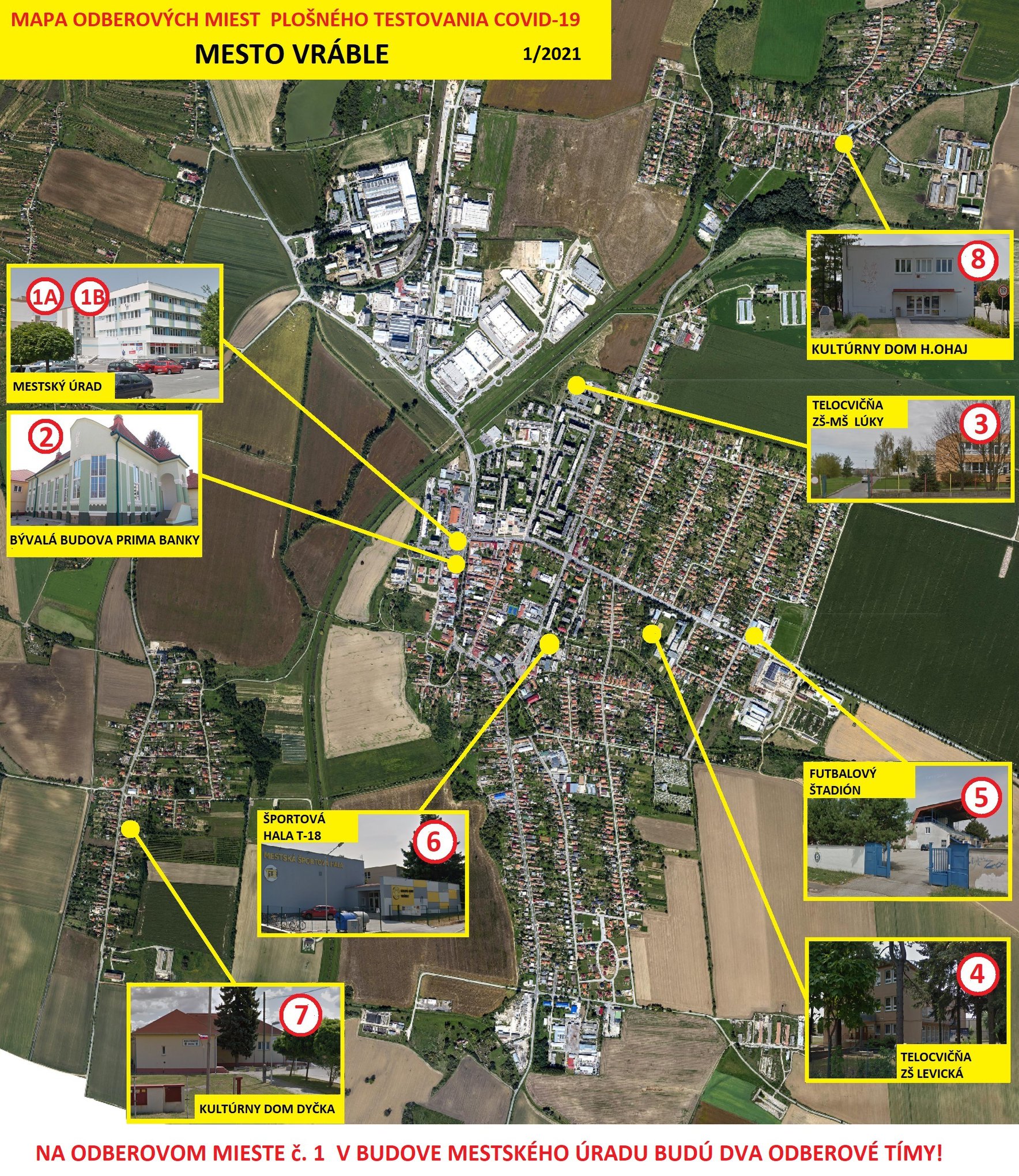Vráble upozorňujú občanov, aby sa testovania zúčastnili v mieste svojho ...